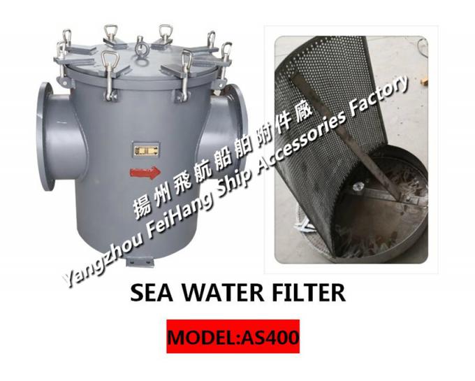 SEA WATER FILTER-Coarse water filter AS-TYPE 400A