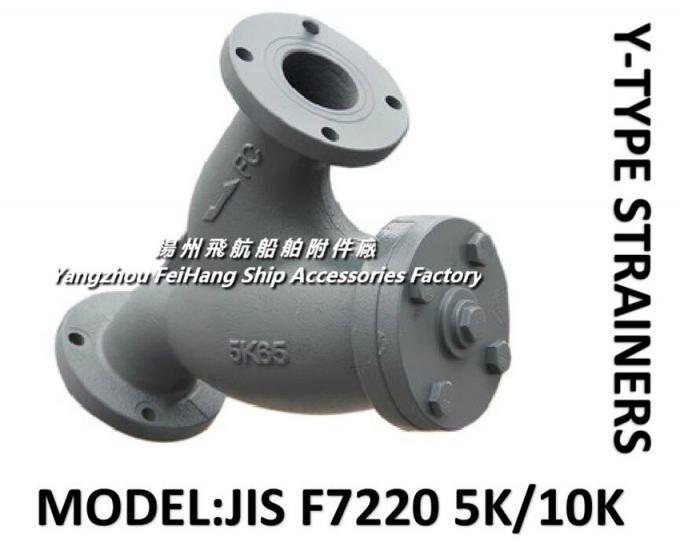 JIS F7220 5k/10k Cast iron Y-type Strainers