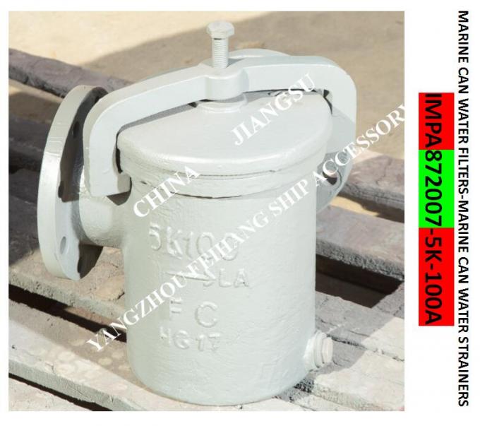 Can Water Filter marine flange cast iron straight-through cylindrical ...