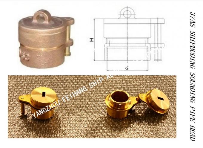 Steel Deck Sounding Injection Head 37AS-65A For Marine Ballast Tank ...