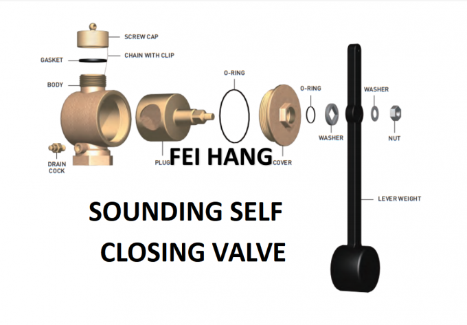 Fh-Dn65 Marine Sounding Self Closing Valve, Foot Type Sounding Self ...
