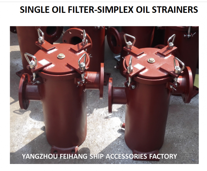 PN0.5, DN40 TYPE S (STRAIGHT THROUGH) SINGLE OIL FILTER CAN BE MARKED ...