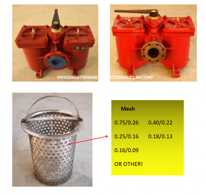 AS80-0.25/0.16 CB / T425-94 DOUBLE OIL FILTER AND DOUBLE COARSE OIL ...