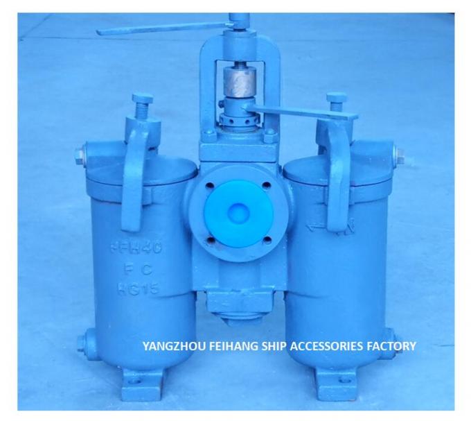 5K-125A DUPLEX OIL STRAINER H-TYPE JIS F7208-MARINE DUPLEX OIL STRAINER ...