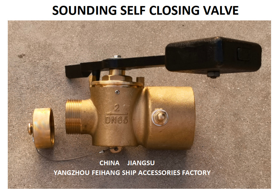 MARINE SEWAGE TREATMENT BRONZE SOUNDING SELF CLOSING VALVE FH-65 (ACB ...