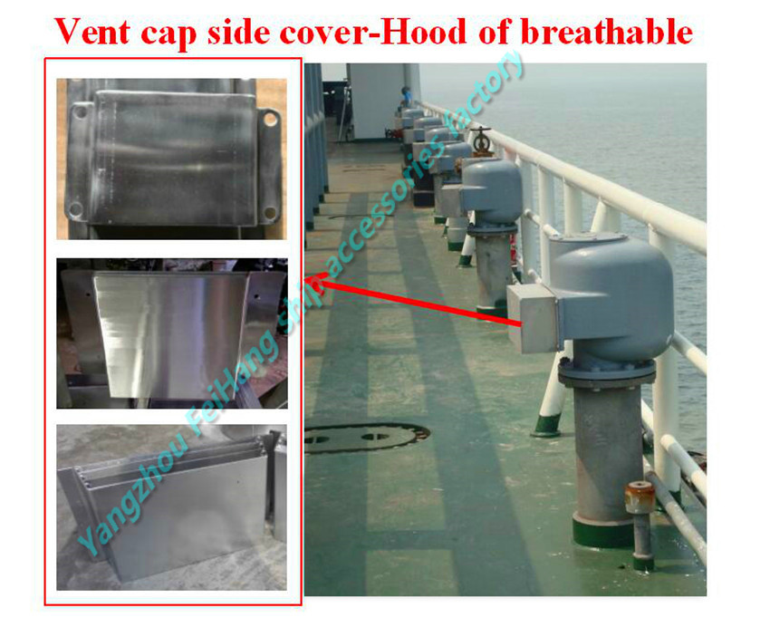 Vent cap side cover-Hood of breathable cap