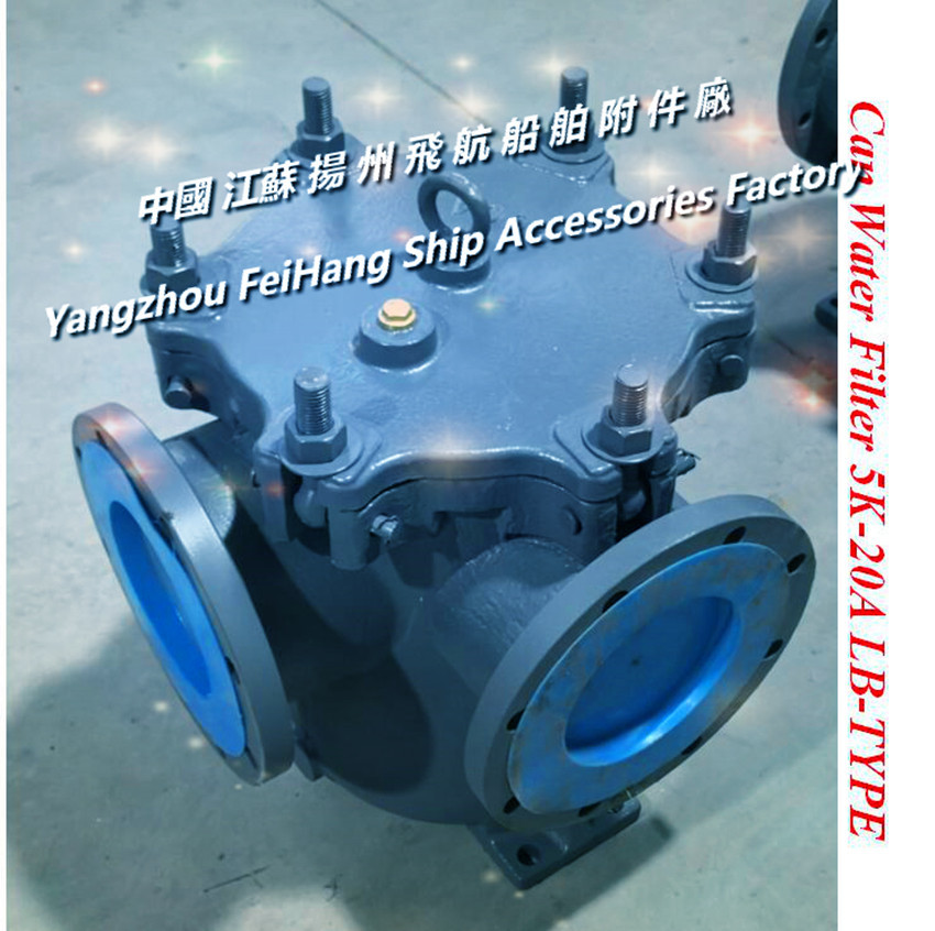 Auxiliary machine sea water pump imported single water filter / single ...